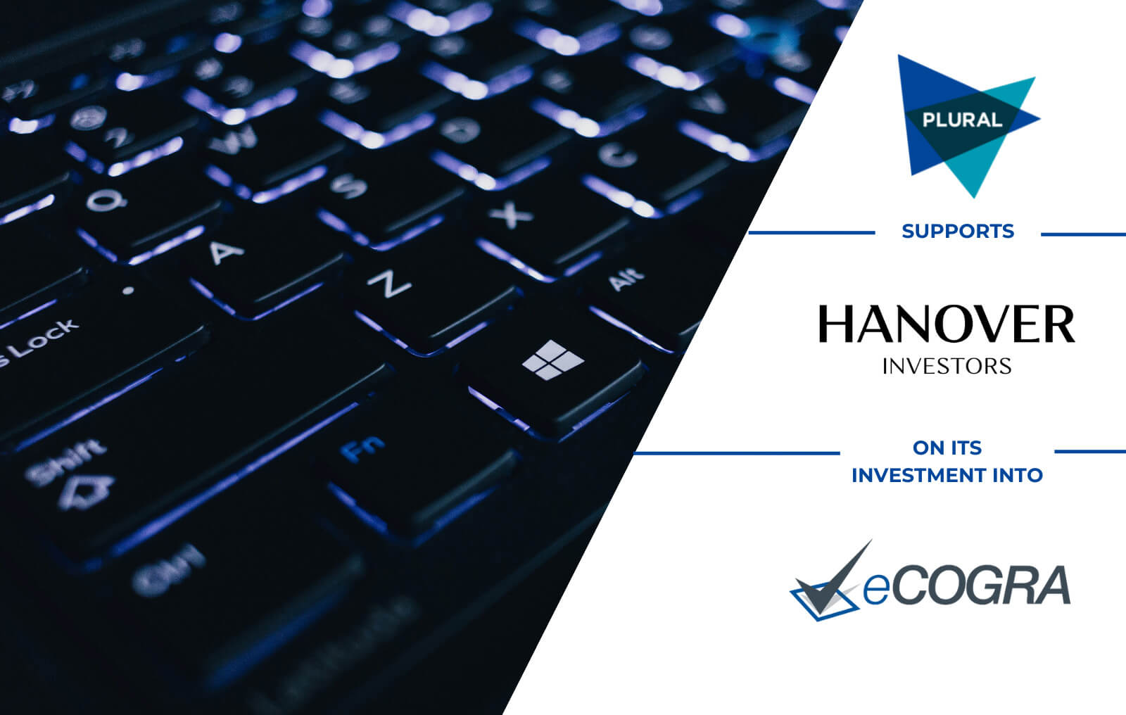 Plural supports Hanover Investors on its investment into eCOGRA