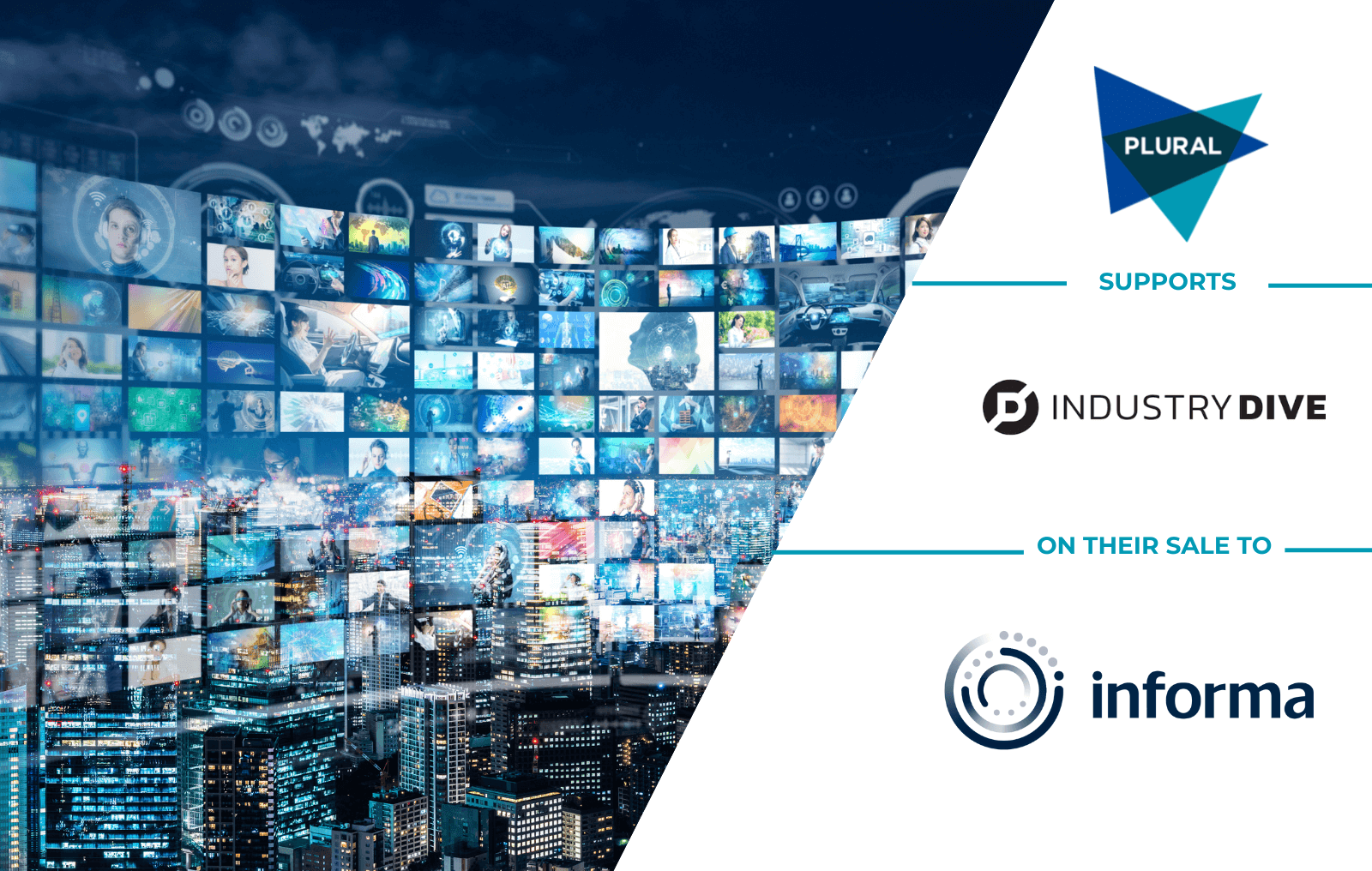 Plural advises Industry Dive on their sale to Informa