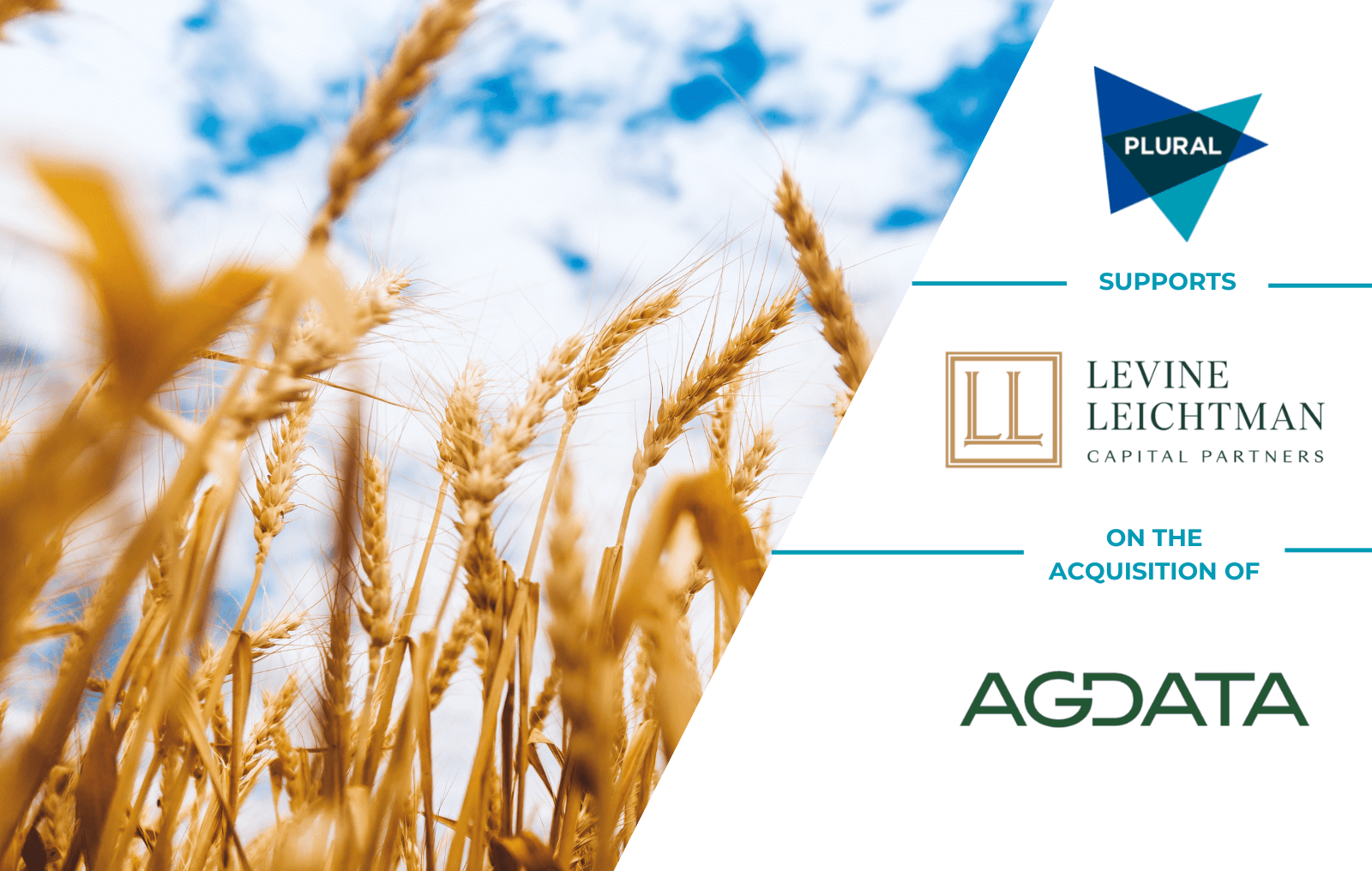 Plural Supports LLCP on Acquisition of AGDATA